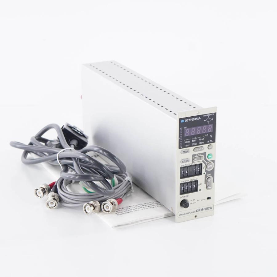 [JB]USED 現状販売 KYOWA DPM-952A 動ひずみ測定器 DPM-950シリーズ STRAIN AMPLIFIER ストレインアンプ 電源コード 取扱...[ST04178 ...