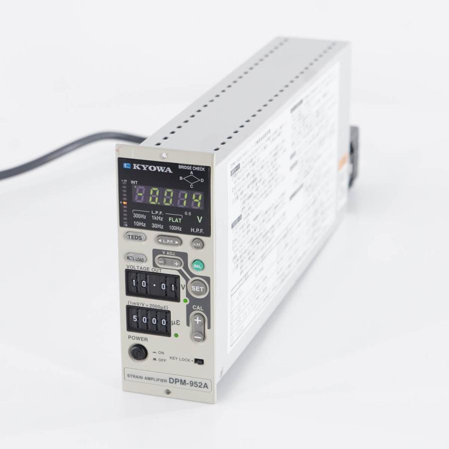 [DW]USED 8日保証 校正2022年9月まで有効 KYOWA DPM-952A 動ひずみ測定器 DPM-950シリーズ STRAIN AMPLIFIER ストレイン...[ST04178 ...