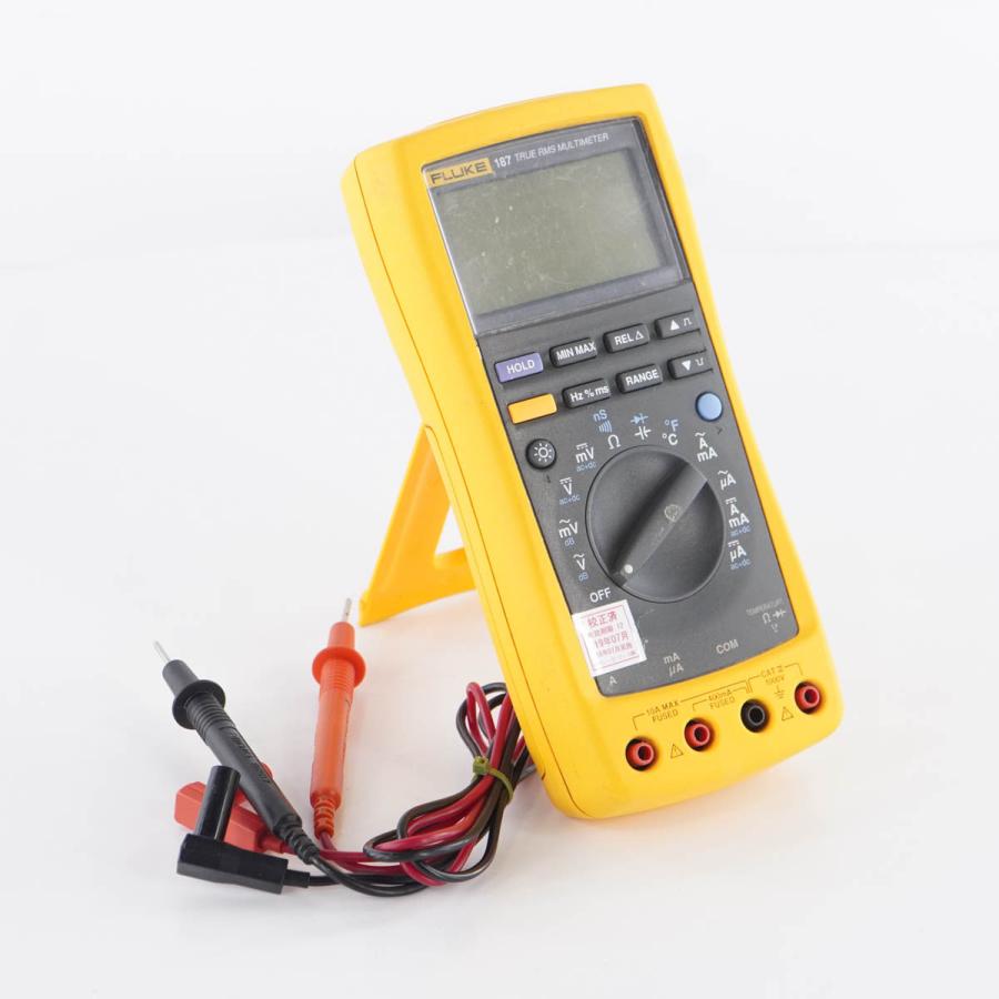 [JB]USED 現状販売 FLUKE 187 TRUE RMS MULTIMETER マルチメーター 9207[ST04178-0285 ...