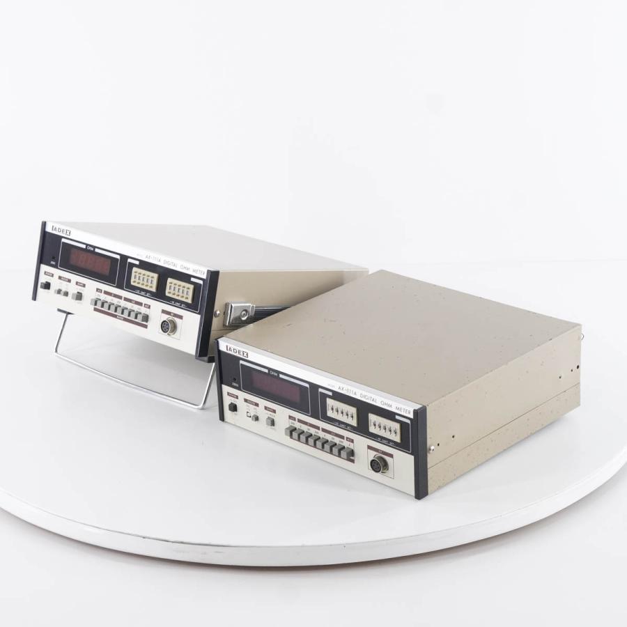 [DW]USED 8日保証 2台セット ADEX AX-111A DIGITAL OHM METER デジタルオームメーター [ST04186 ...