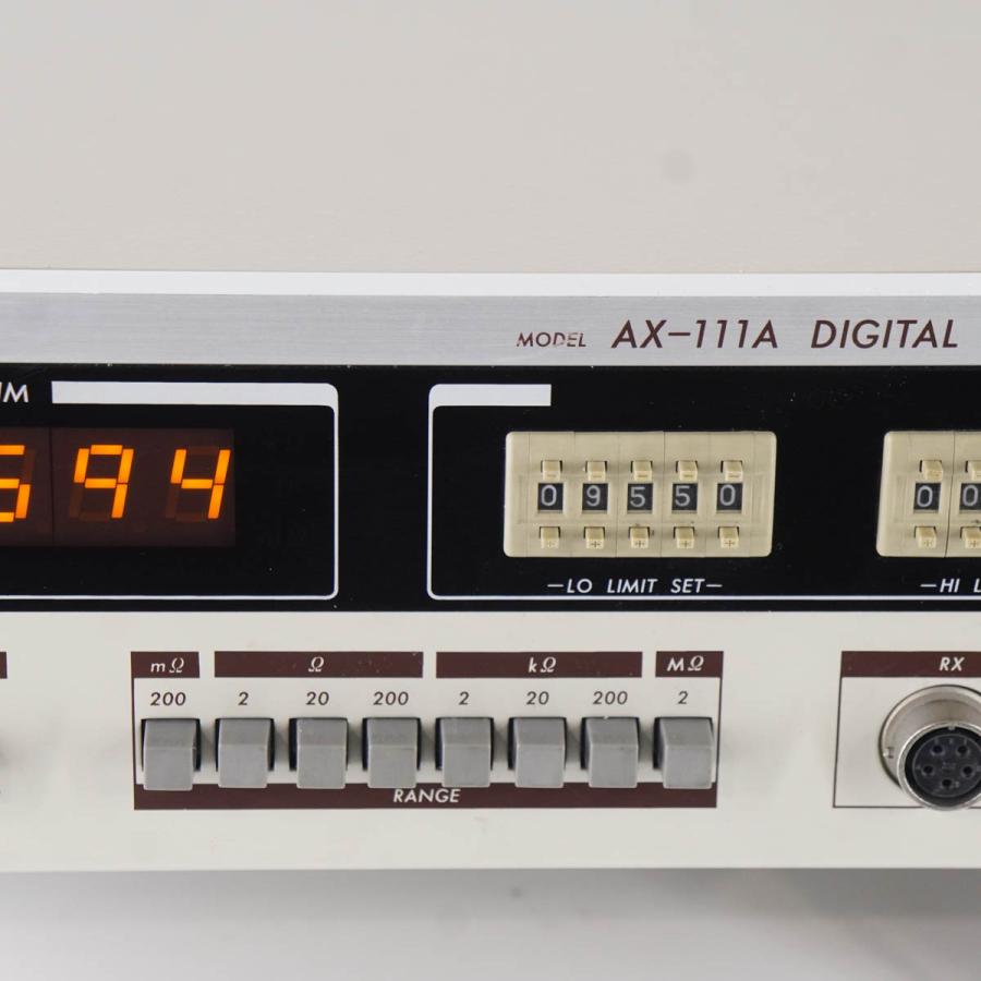 [DW]USED 8日保証 2台セット ADEX AX-111A DIGITAL OHM METER デジタルオームメーター [ST04186 ...