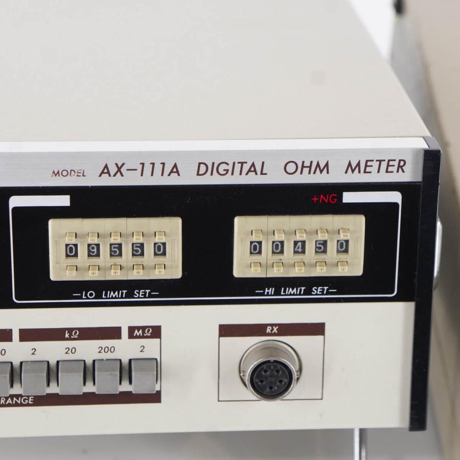 [DW]USED 8日保証 2台セット ADEX AX-111A DIGITAL OHM METER デジタルオームメーター [ST04186 ...