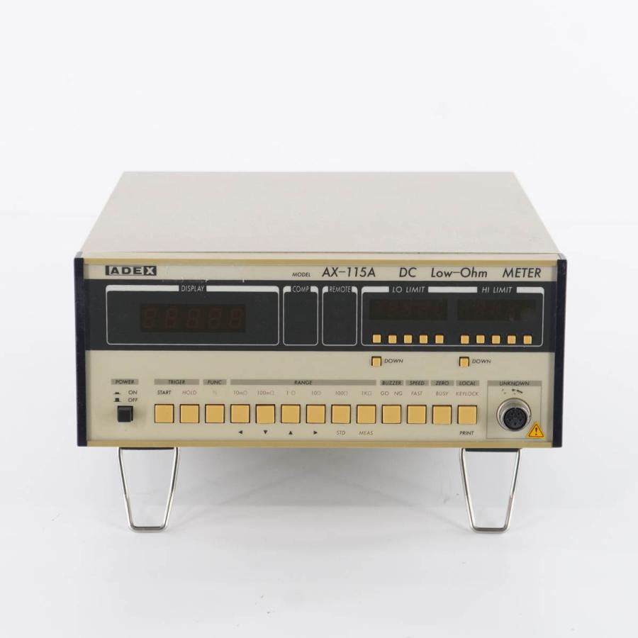 [JB]USED 現状販売 ADEX AX-115A DC Low-Ohm METER ローオームメーター [ST04186-0004] : ソクラボショップ - 通販 - Yahoo!ショッピング