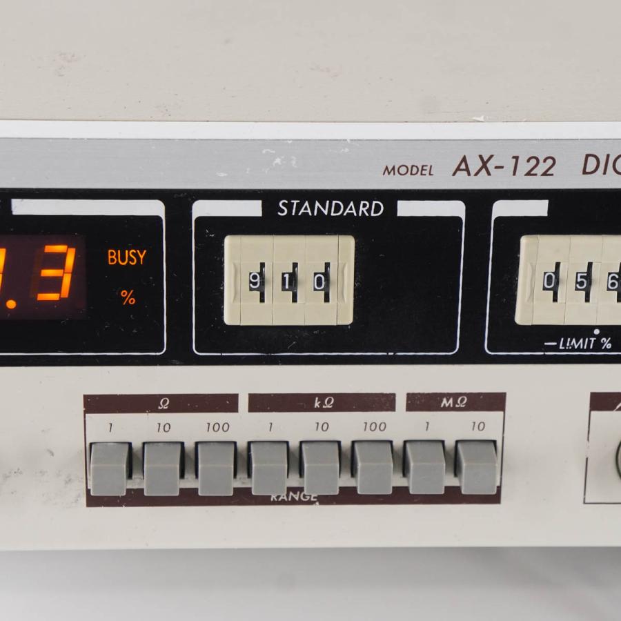 [DW]USED 8日保証 2台セット ADEX AX-122 DIGITAL R CHECKER 抵抗計 [ST04186-0010 ...