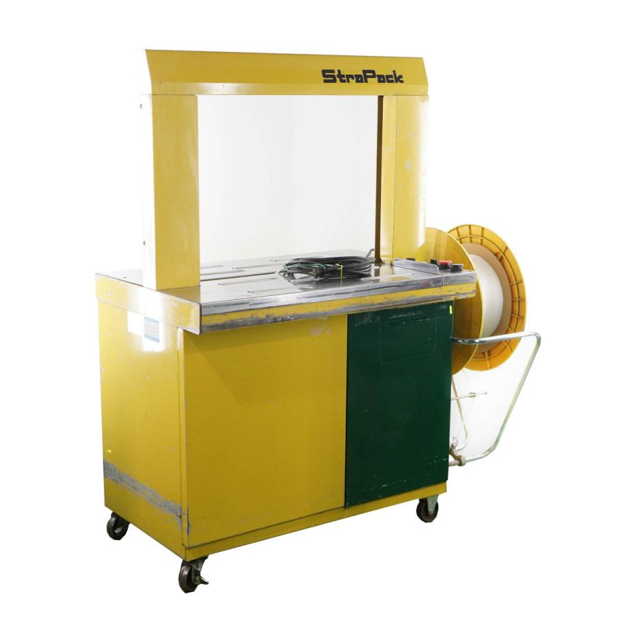 [PG]USED 8日保証 STRAPACK RQ-8 AUTOMATIC STRAPPING MACHINE 自動梱包機[ST04200-0023] : 04200-0023 ...