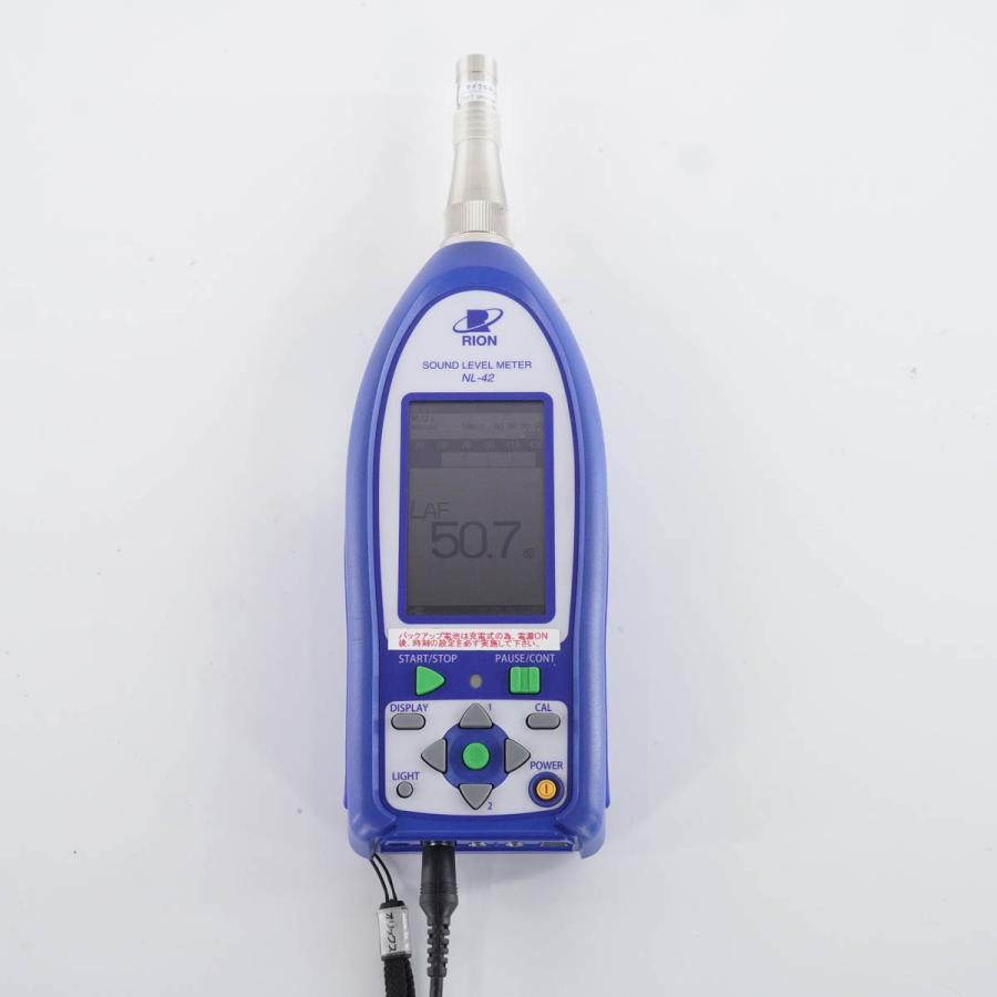 [JB]USED 現状販売 RION NL-42 SOUND LEVEL METER 普通騒音計 サウンドレベルメーター UC-52 AC ...