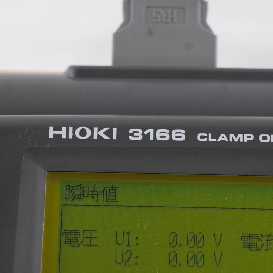 [DW]USED 8日保証 HIOKI 3166 CLAMP ON POWER Hi TESTER クランプオンパワーハイテスター 9291* ...