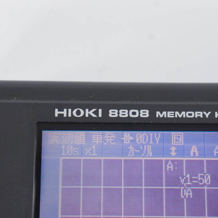 HIOKI 8808 MEMORY HiCORDER メモリーハイコーダー ACアダプター ソフトウェア 取扱説明書[ST04205-0317 ...