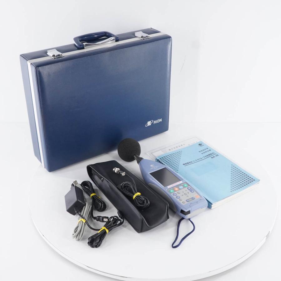 [DW]USED 8日保証 検定25年7月まで有効 RION NA-28 騒音計 SOUND LEVEL METER 1/3 OCTAVE ...