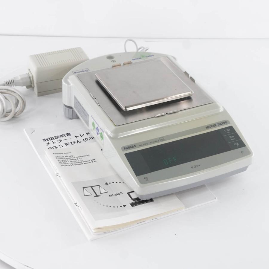[DW]USED 8日保証 2021年6月検査 METTLER TOLEDO PG503-S 天びん 上皿電子天秤 Max510g AC ...