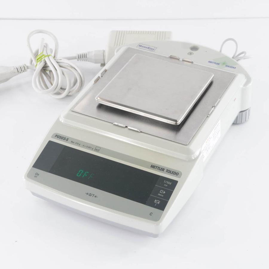 [DW]USED 8日保証 2021年6月検査 METTLER TOLEDO PG503-S 天びん 上皿電子天秤 Max510g AC ...