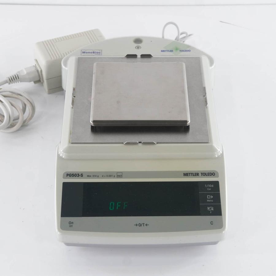 [DW]USED 8日保証 2021年6月検査 METTLER TOLEDO PG503-S 天びん 上皿電子天秤 Max510g AC ...