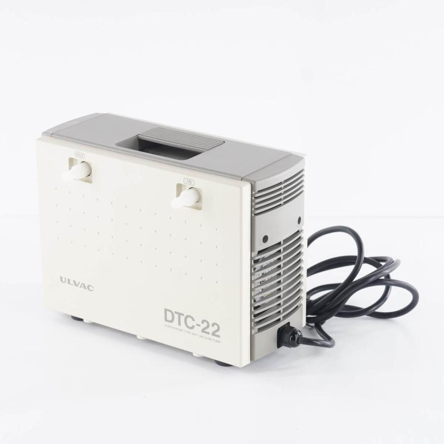[DW]USED 8日保証 ULVAC DTC-22 DIAPHRAGM TYPE DRY VACUUM PUMP ダイヤフラム型ドライ真空ポンプ 50 60Hz 取扱説明書 [ST04243 ...