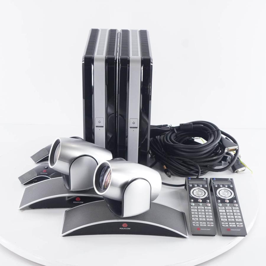 [PG]USED 8日保証 2台セット POLYCOM HDX 6000 HD NTSC テレビ会議システム MPTZ-9 リモコン[ST04251-0002] : 04251-0002 ...