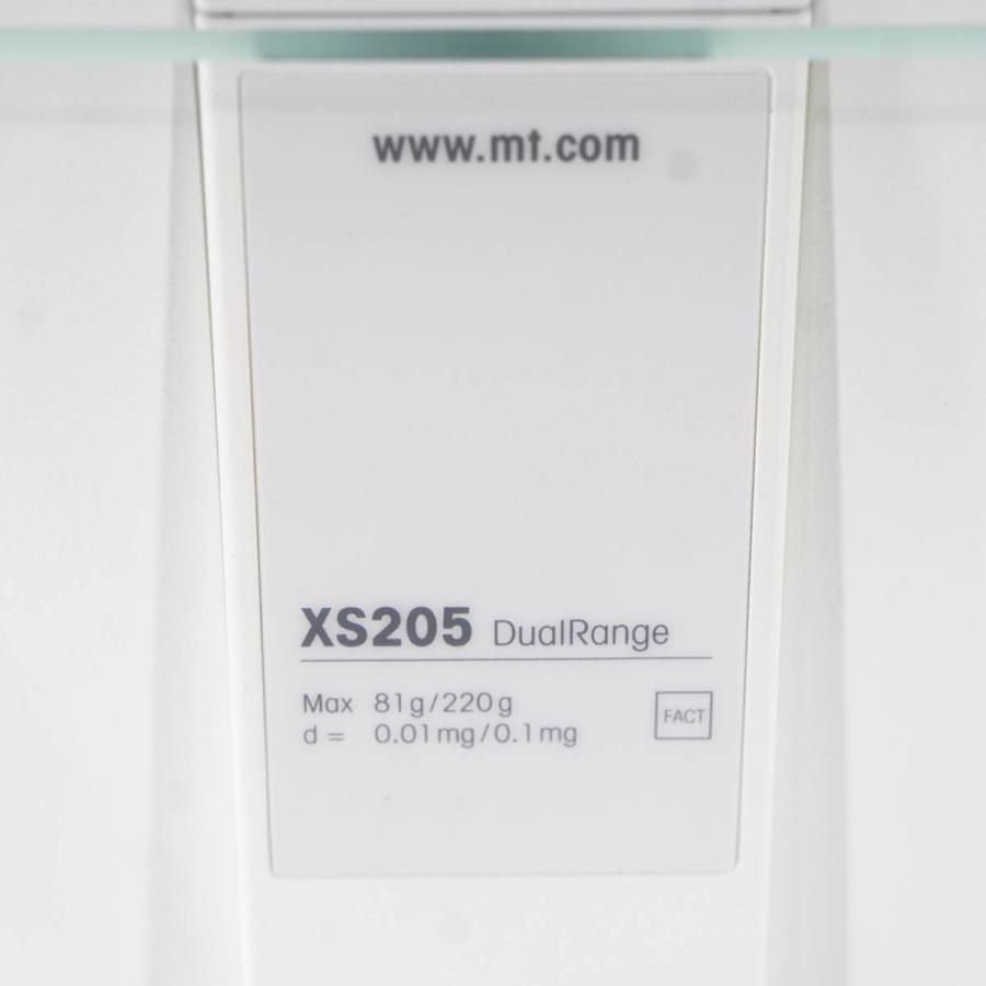 [DW]USED 8日保証 04/2021CAL METTLER TOLEDO XS205 XS205DU 電子天びん 分析天秤 Max81g ...
