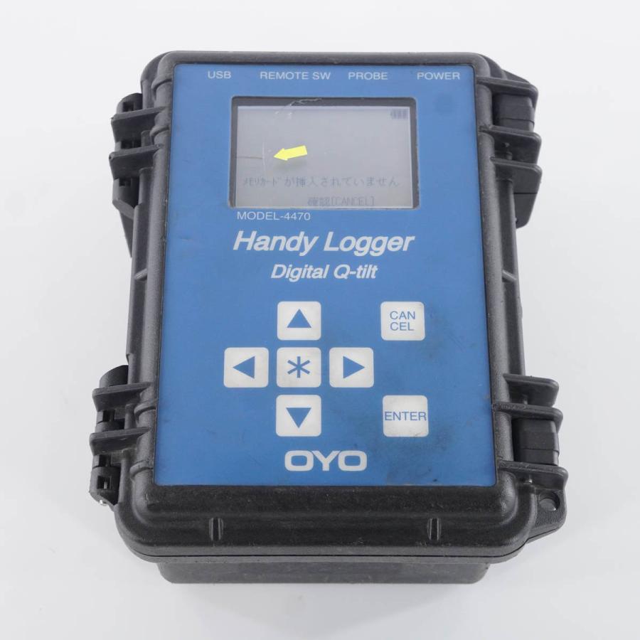 [DW]USED 8日保証 OYO 4470 4470B Digital Q-tilt 6000 傾斜計 デジタルQティルト Handy ...