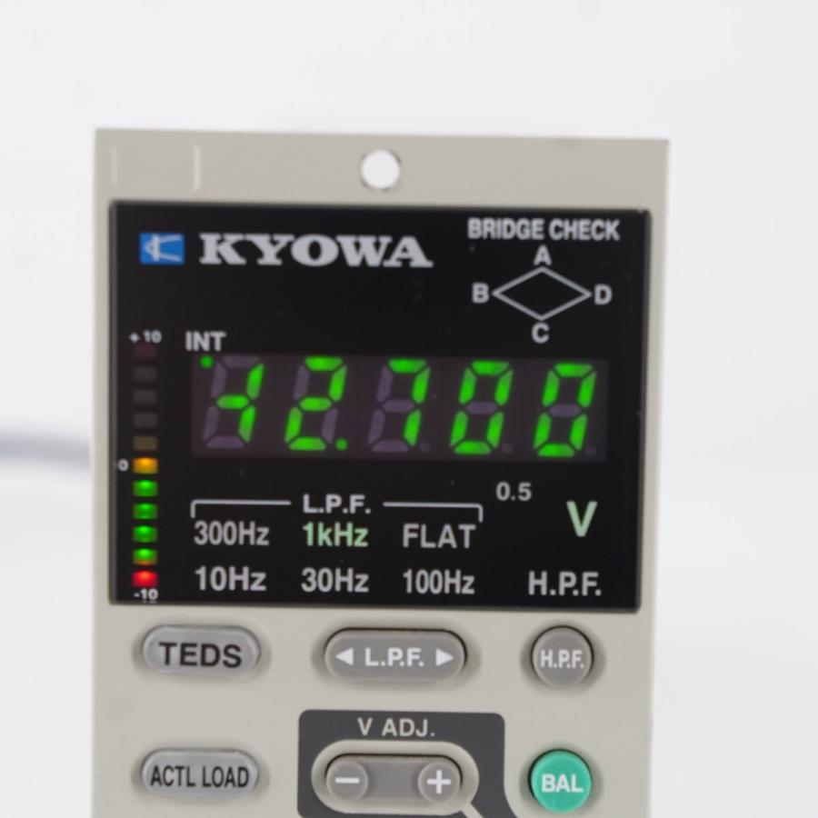 [DW]USED 8日保証 11/2021CAL KYOWA DPM-913B 動ひずみ測定器 DPM-900シリーズ STRAIN AMPLIFIER ストレインアンプ 電源 ...