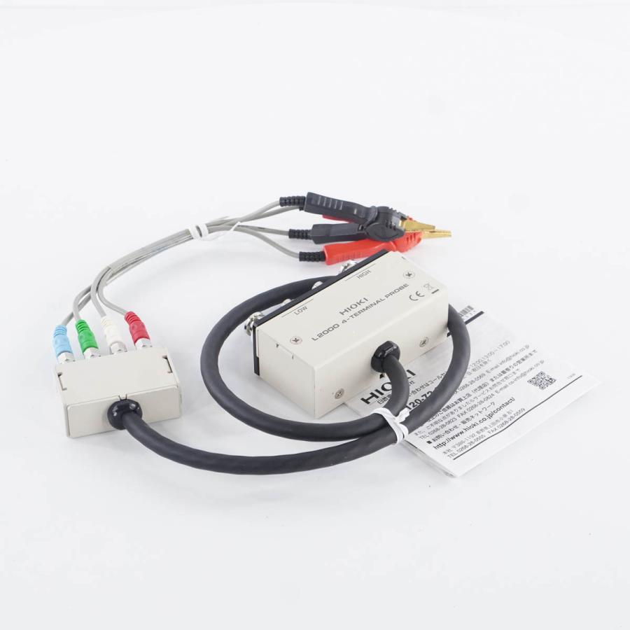 [JB]USED 現状販売 HIOKI L2000 4ーTERMINAL PROBE 4端子プローブ 取扱説明書 [ST04293-0442 ...