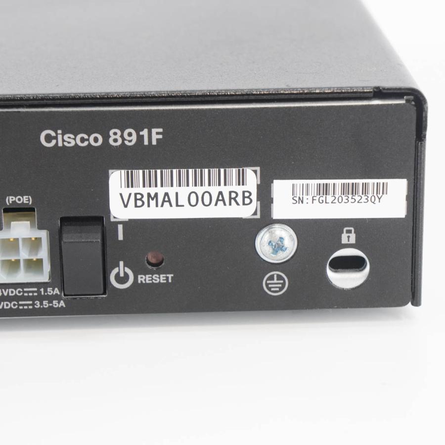 [PG]USED 8日保証 7台入荷 初期化済 CISCO C891FJ-K9 V02 891F 800Series サービス統合型ルーター ACアダプター [SK04294-1115 ...