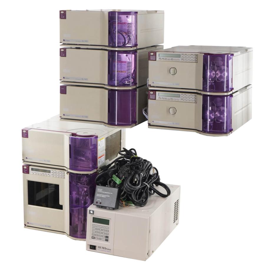 [DW]USED 8日保証 セット GL Sciences GL-7451 GL-7480 GL-7410 GL-7430 GL-7420 ED703Pulse HPLC 液体クロマトグラフ ...