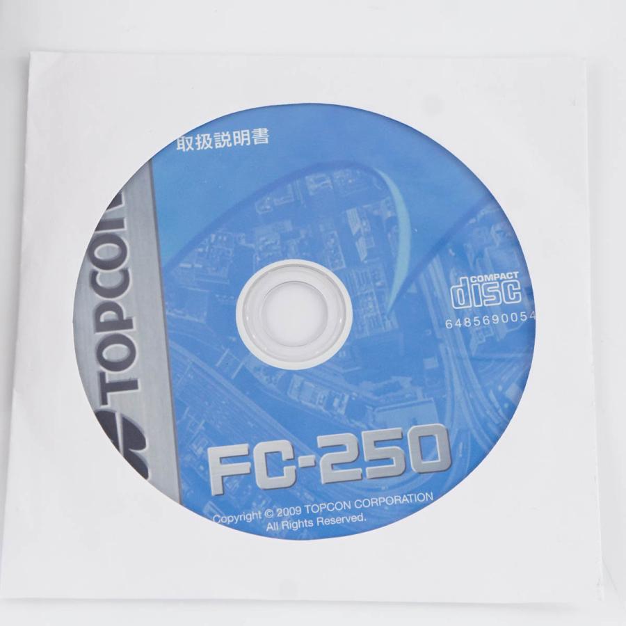 [PG]USED 8日保証 TOPCON FC-250 DATA COLLECTOR データコレクター 測量機器 ソフトウェア 取扱説明書 ...