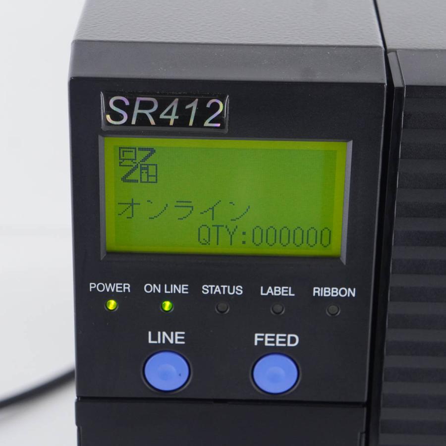 [JB]USED 現状販売 SATO SR-412+CT -2 BARCODE PRINTER バーコードプリンター ラベルプリンター [ST04300-0003] : ソクラボショップ ...