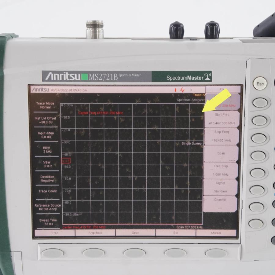 [DW]USED 8日保証 Anritsu MS2721B Spectrum Master Spectrum Analyzer スペクトラム ...