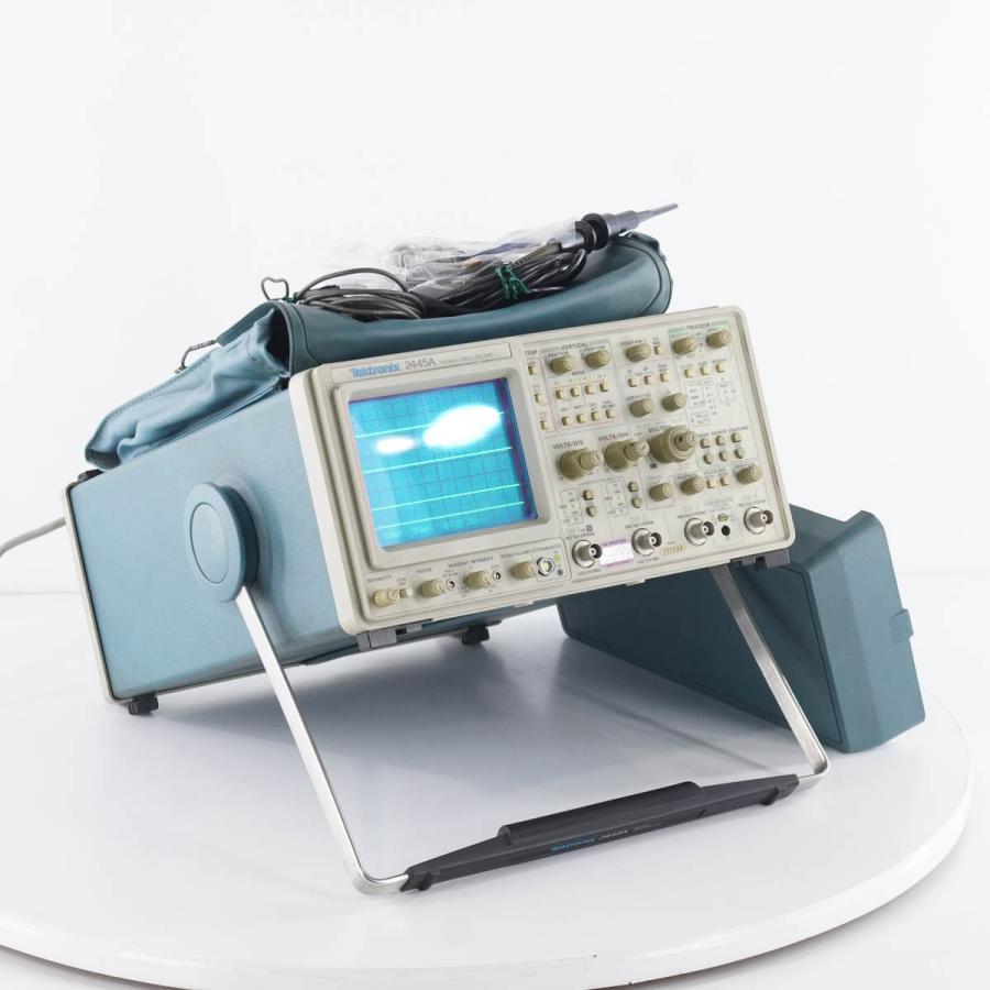 [JB]USED 現状販売 Tektronix 2445A OSCILLOSCOPE オシロスコープ 150MHz P5100 P6133*2 ...