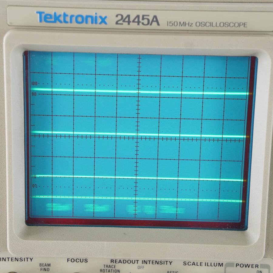 [JB]USED 現状販売 Tektronix 2445A OSCILLOSCOPE オシロスコープ 150MHz P5100 P6133*2 ...