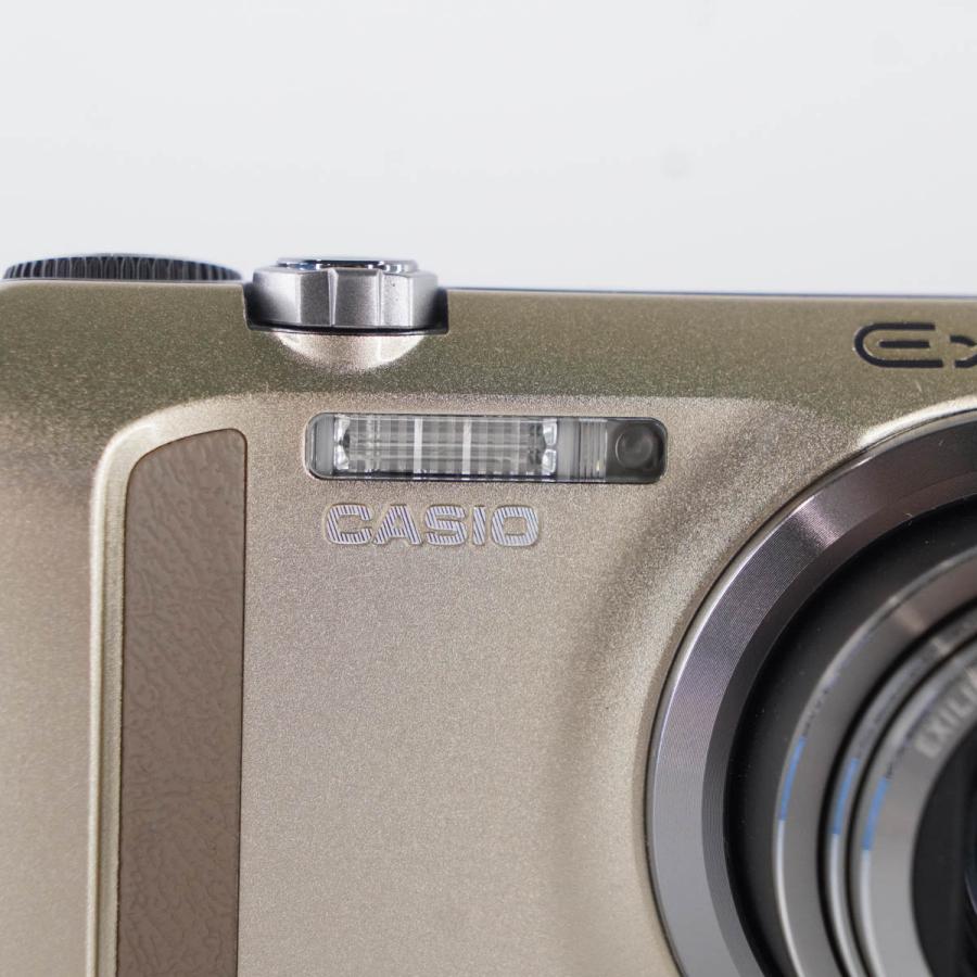 [PG]USED 8日保証 CASIO EX-ZR500 EXLIM デジタルカメラ デジカメ 12.5× ゴールド ACアダプター 取扱説明 ...