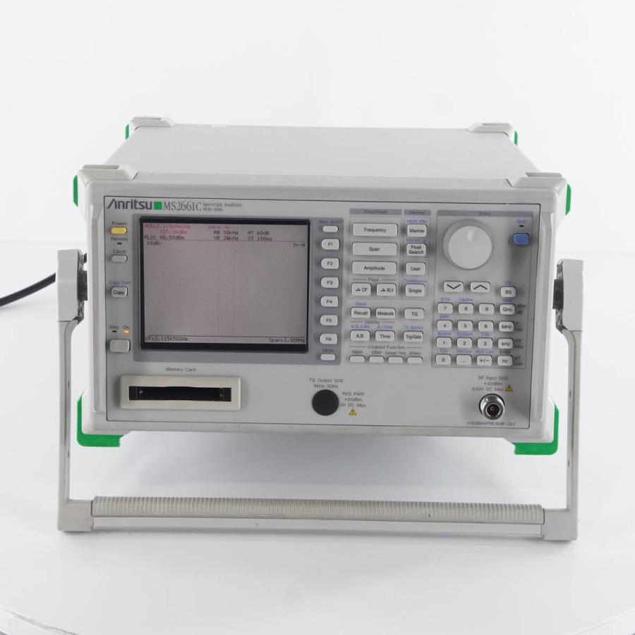[JB]USED 現状販売 Anritsu MS2661C Spectrum Analyzer スペクトラムアナライザー 9kHz-3GHz ...