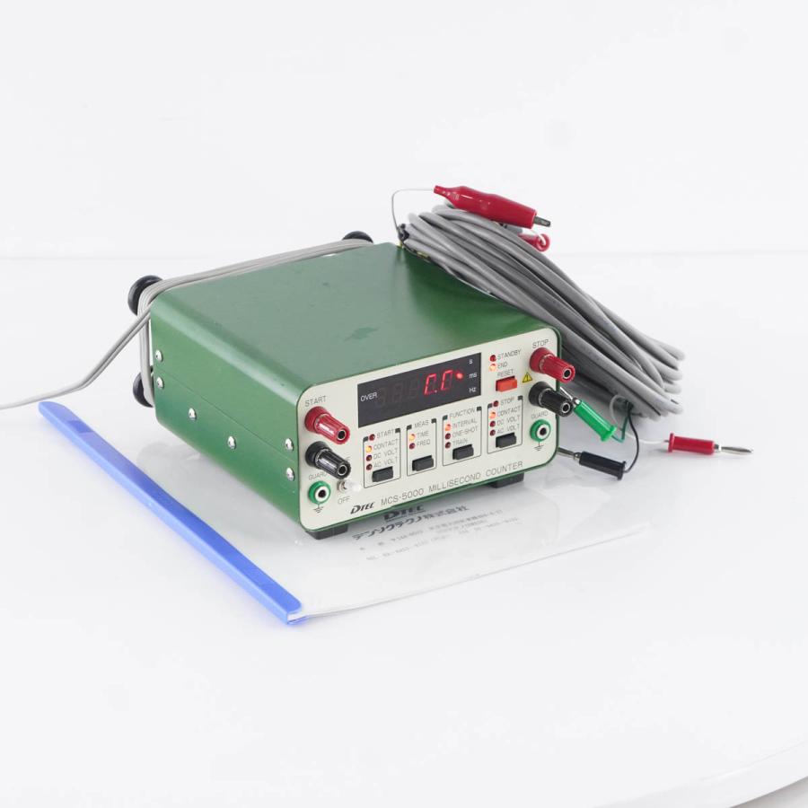[JB]USED 現状販売 DTEC MCS-5000 MILLISECOND COUNTER ミリセコンドカウンター 取扱説明書 ...