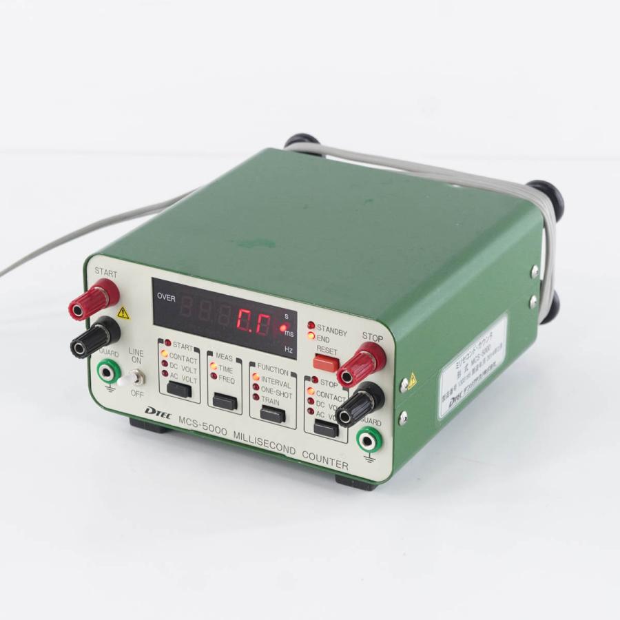 [JB]USED 現状販売 DTEC MCS-5000 MILLISECOND COUNTER ミリセコンドカウンター 取扱説明書 ...