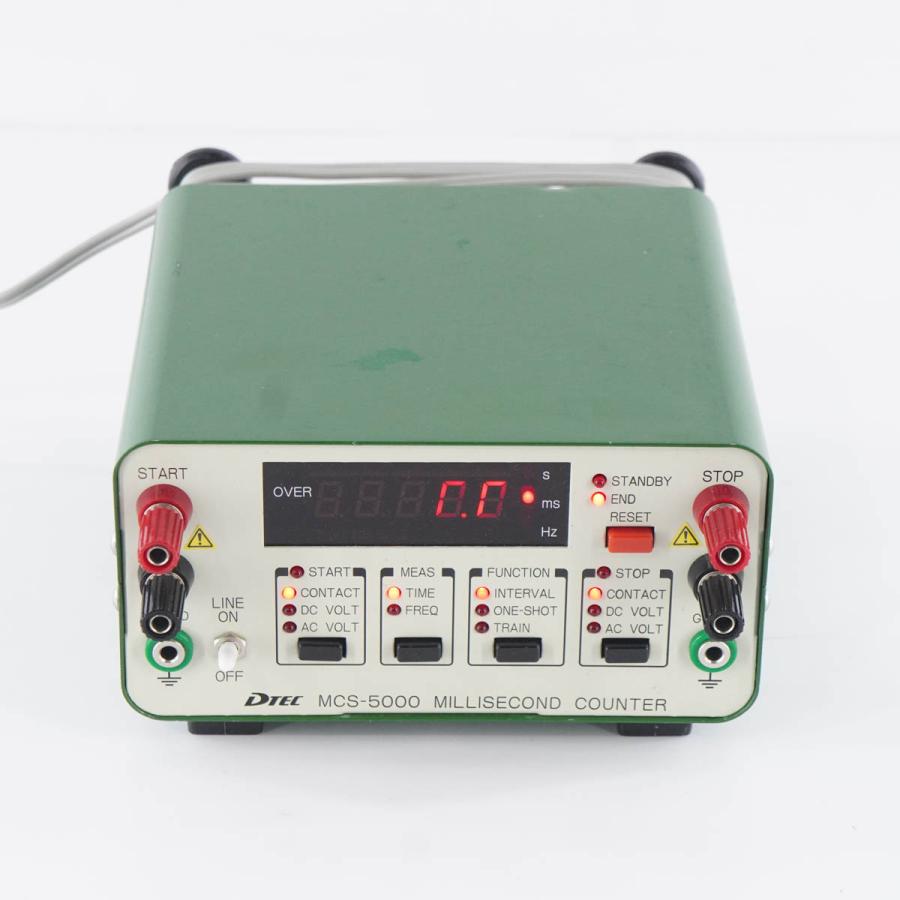 [JB]USED 現状販売 DTEC MCS-5000 MILLISECOND COUNTER ミリセコンドカウンター 取扱説明書 ...
