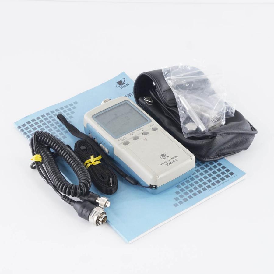 [DW]USED 8日保証 校正2023年2月まで有効 RION VM-82 Vibration Meter 汎用振動計 PV-57A ピックアップ 取扱説明書 [ST04332-0088 ...