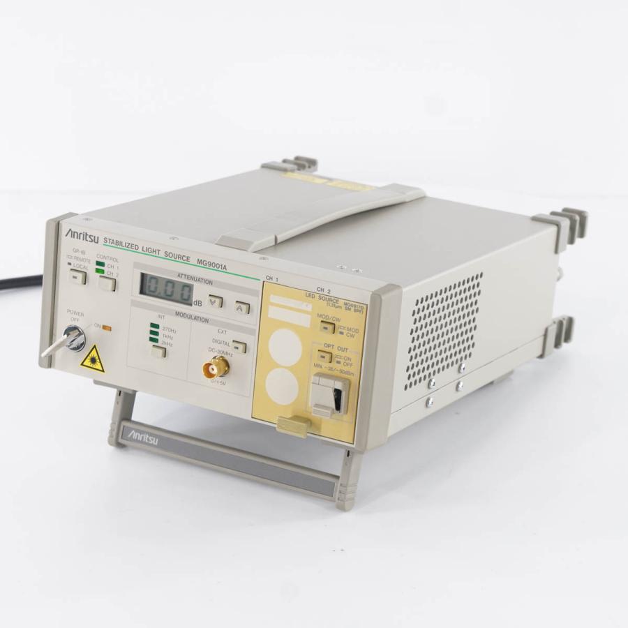 [DW]USED 8日保証 Anritsu MG9001A STABILIZED LIGHT SOURCE 安定化光源 MG0917D LED ...