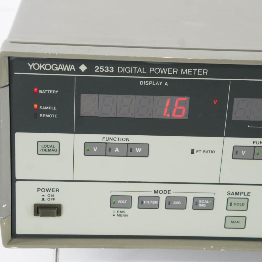[DW]USED 8日保証 YOKOGAWA 2533 253321 DIGITAL POWER METER デジタルパワーメーター [ST04342-0025] : DIRWINGSショップ ...