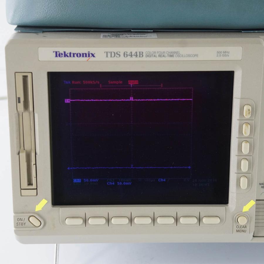 [JB]USED 現状販売 Tektronix TDS 644B DIGITAL REAL-TIME OSCILLOSCOPE オシロスコープ ...