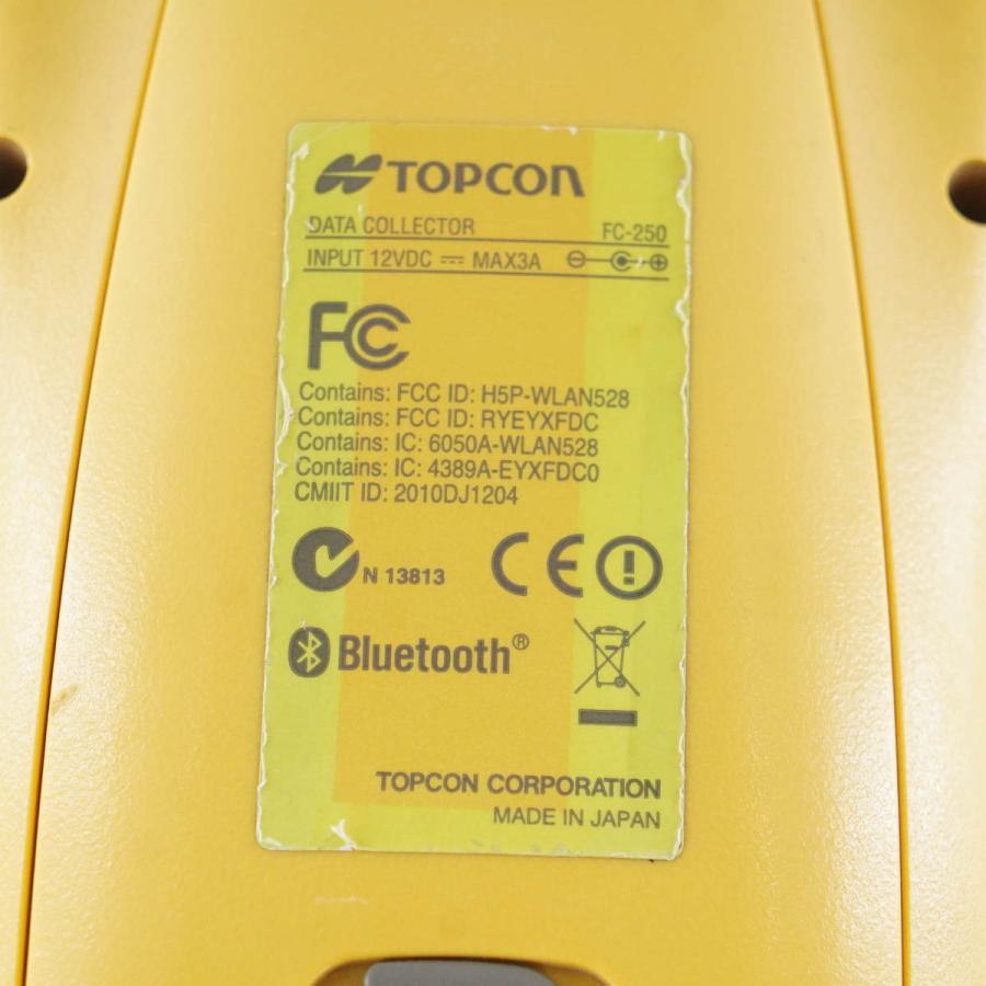 [PG]USED 8日保証 TOPCON FC-250 DATA COLLECTOR データコレクター 基本観測 測量機器 ソフトウェア ...