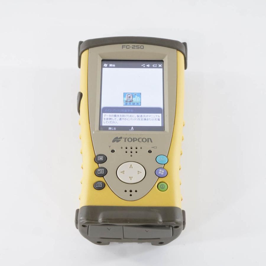 [PG]USED 8日保証 TOPCON FC-250 DATA COLLECTOR データコレクター 基本観測 測量機器 ソフトウェア ...