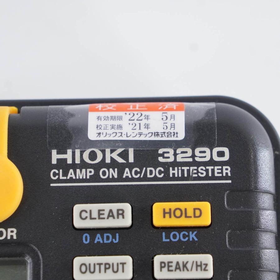 [DW]USED 8日保証 05/2021CAL HIOKI 3290 CLAMP ON AC/DC HiTESTER クランプオンハイ ...