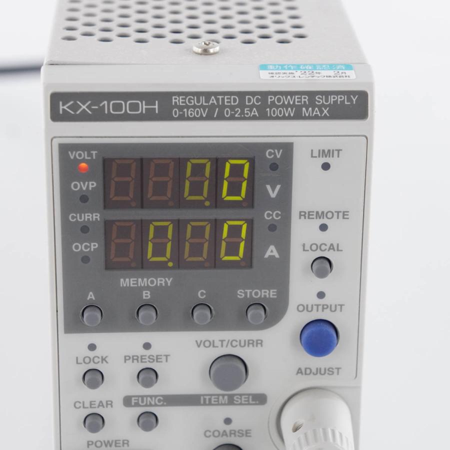[DW]USED 8日保証 TAKASAGO KX-100H REGULATED DC POWER SUPPLY パワーサプライ 0-160V ...