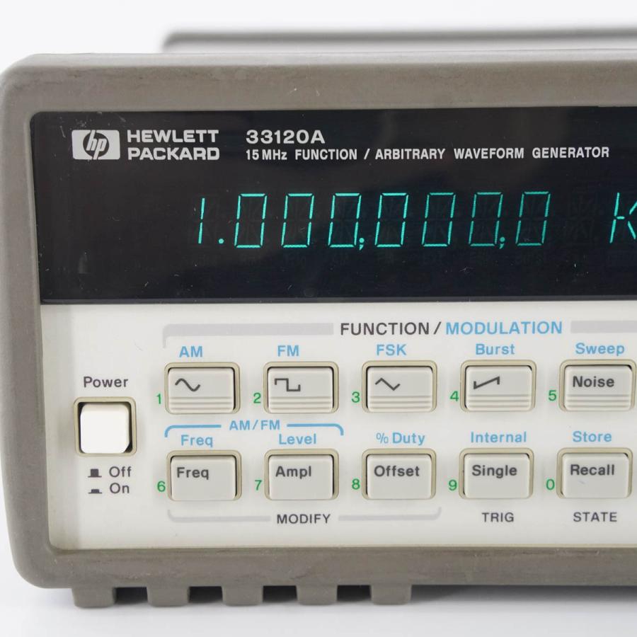 [DW]USED 8日保証 HP 33120A FUNCTION / ARBITRARY WAVEFORM GENERATOR ファンクションジェネレーター 15MHz 電源コード ...