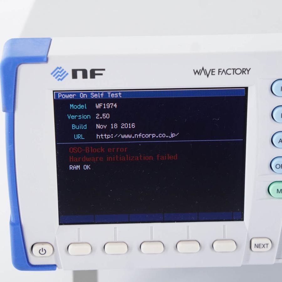 [JB]USED 現状販売 NF WF1974 WAVE FACTORY MULTIFUNCTION GENERATOR マルチファンクションジェネレーター 30MHz 電源コ ...
