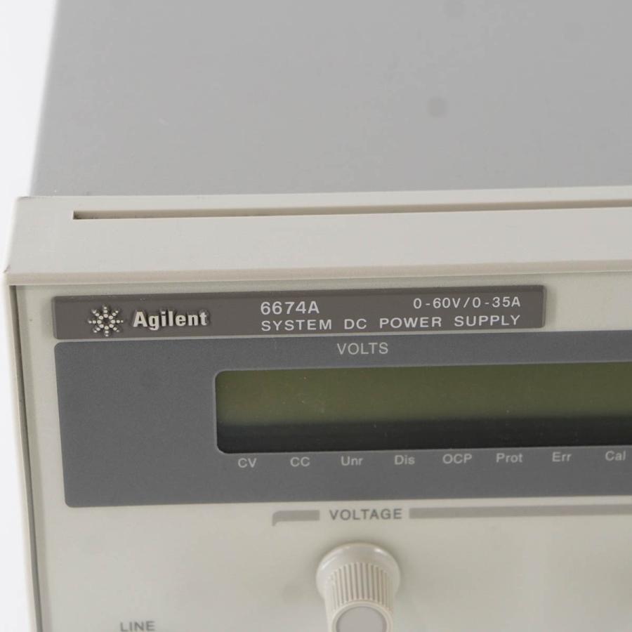 [DW]USED 8日保証 Agilent 6674A SYSTEM DC POWER SUPPLY システム電源 0-60V/0-35A ...