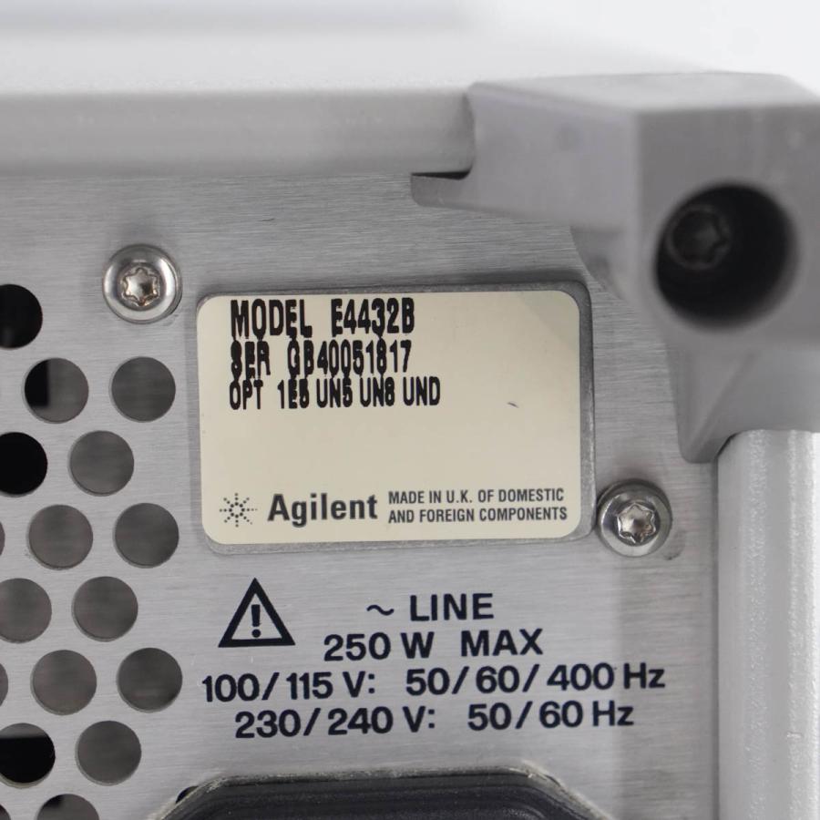 [JB]USED 現状販売 Agilent E4432B ESG-D SIGNAL GENERATOR シグナルジェネレーター OPT 1E5 ...