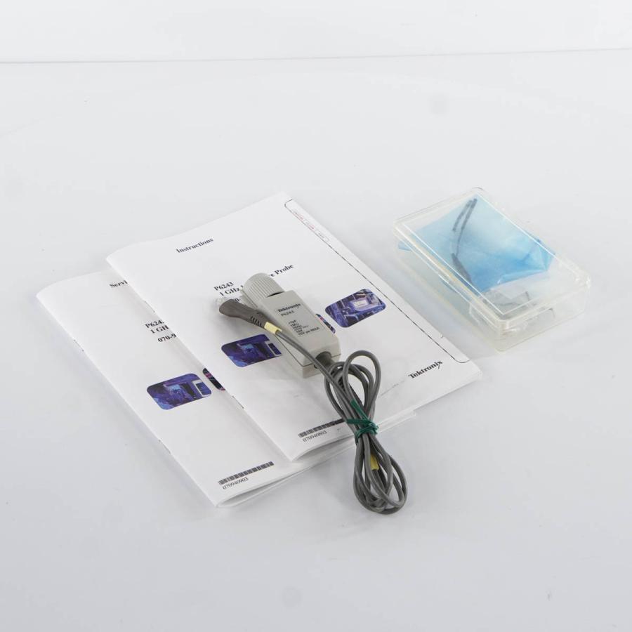 [DW]USED 8日保証 03/2021CAL Tektronix P6243 Active Probe アクティブプローブ 取扱説明書 ...