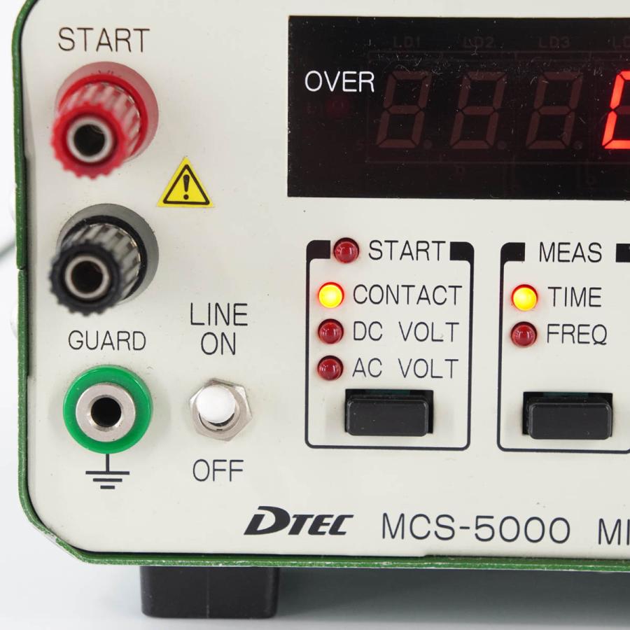 [DW]USED 8日保証 08/2021CAL DTEC MCS-5000 MILLISECOND COUNTER ミリセコンドカウンター ...