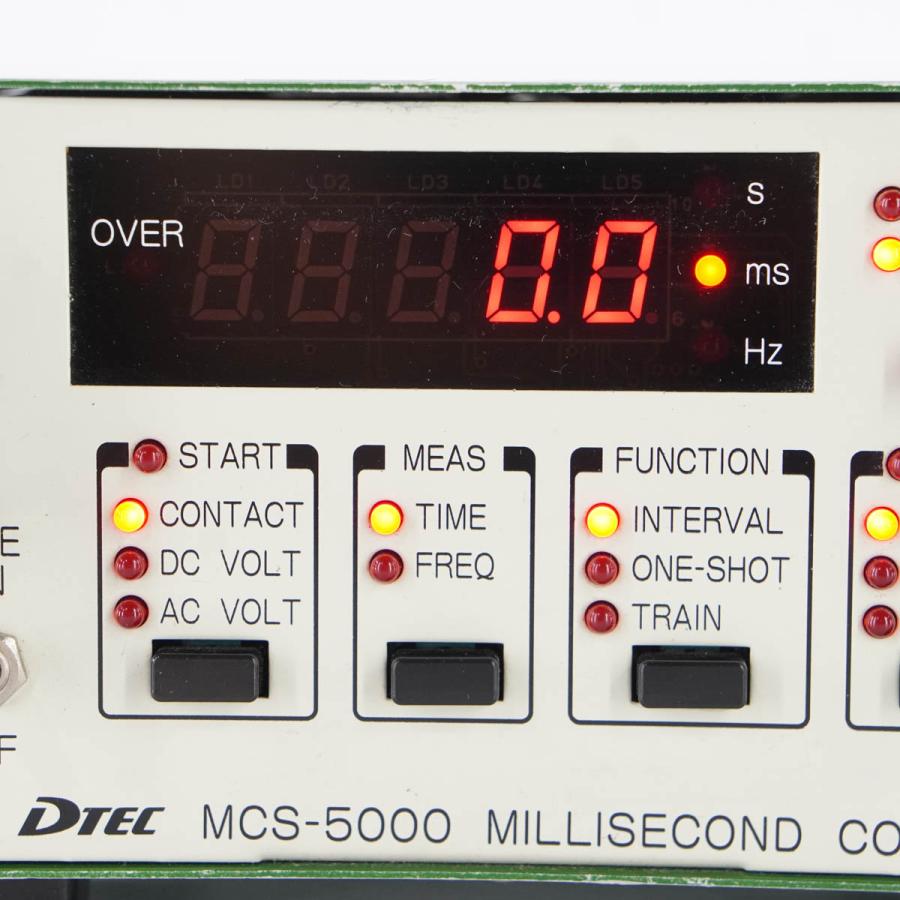 [DW]USED 8日保証 08/2021CAL DTEC MCS-5000 MILLISECOND COUNTER ミリセコンドカウンター ...