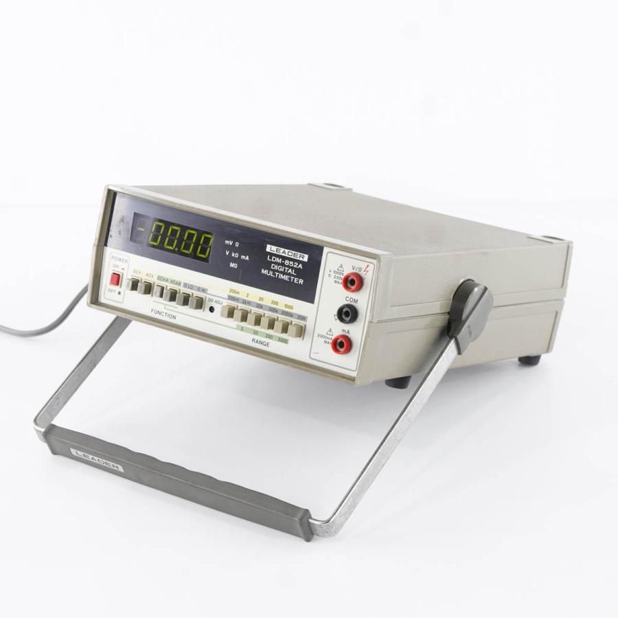 [DW]USED 8日保証 LEADER LDM-852A DIGITAL MULTIMETER デジタルマルチメーター [04501 ...